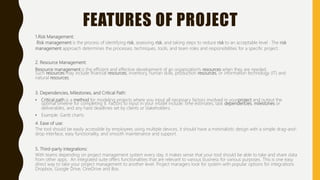 Features of project | PPTX