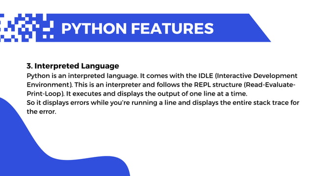 Features of Python.pdf | Programming Languages | Computing