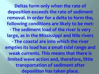 Features formed by a river systems | PPTX