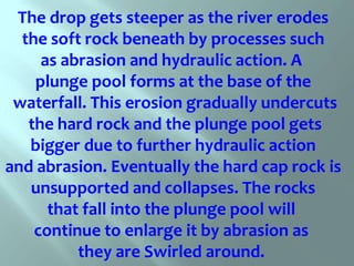 Features formed by a river systems | PPTX