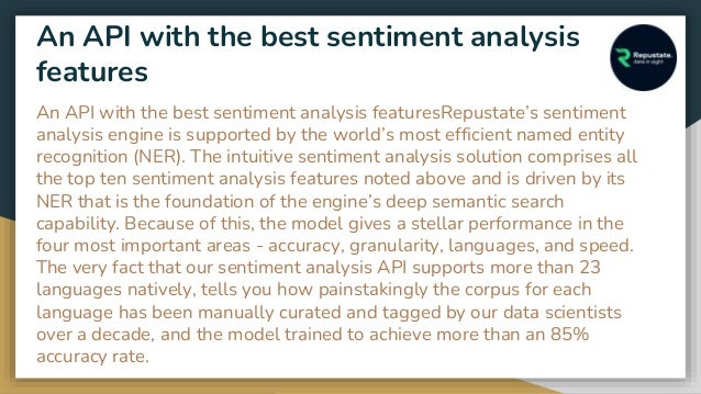 Features of sentiment analysis | PPTX