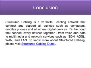 The Features of Structured Cabling | PPT