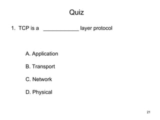 Features of tcp (part 2) .68 | Computer Networking | Computing