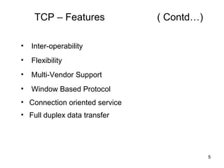 Features of tcp (part 2) .68 | Computer Networking | Computing