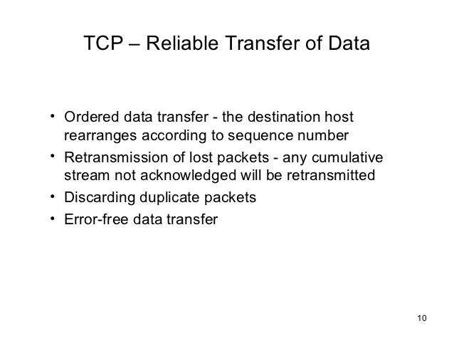 Features of tcp (part 2) .68