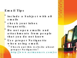 Features Of The Internet | PPT