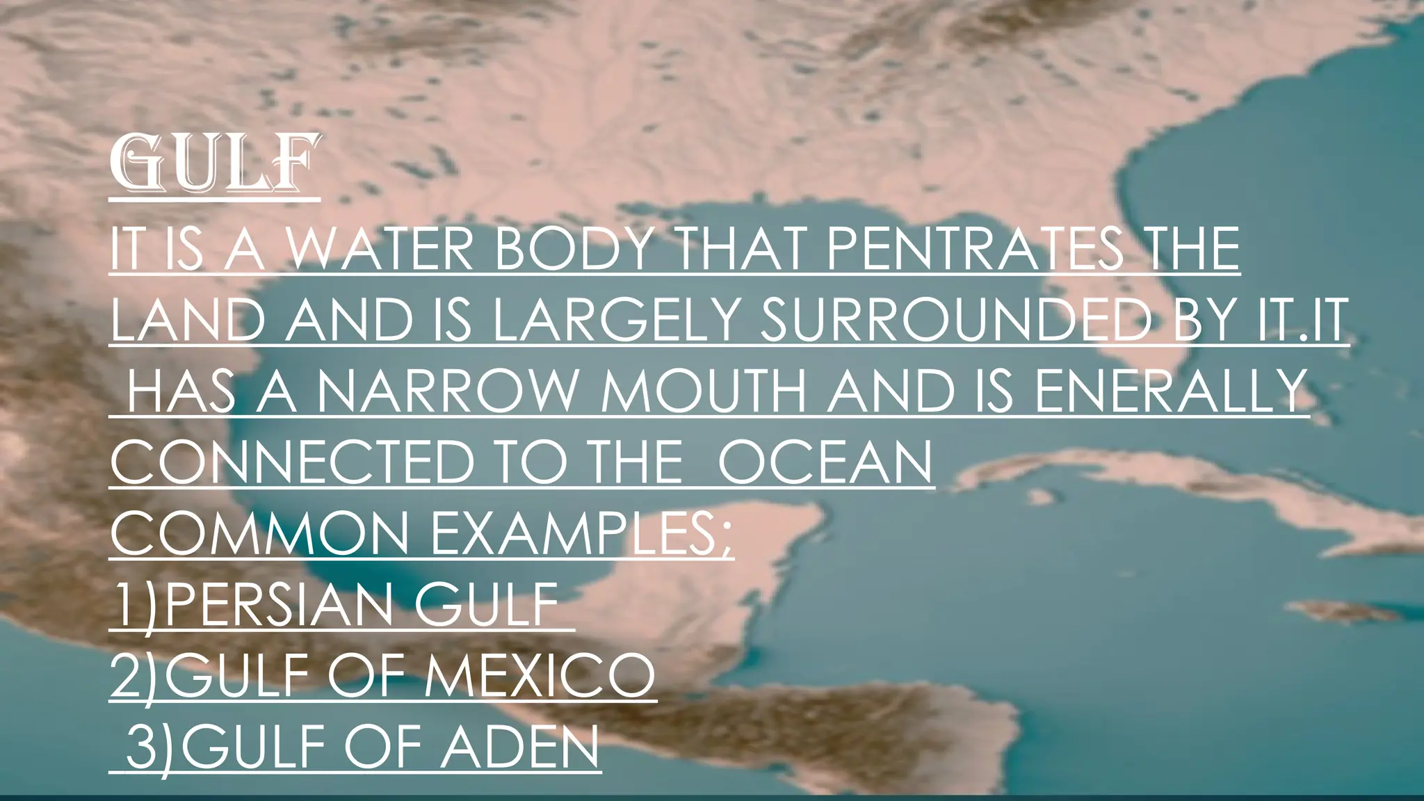 FEATURES OF THE SEA.pptx(island,strait,bay,gulf,isthmus,) | PPTX