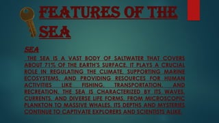 FEATURES OF THE SEA.pptx(island,strait,bay,gulf,isthmus,) | PPTX