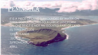 FEATURES OF THE SEA.pptx(island,strait,bay,gulf,isthmus,) | PPTX