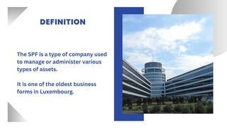 Features of the SPF in Luxembourg | PPT