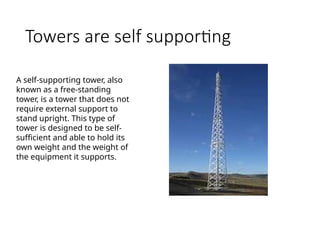 Features of tower structures for SEN class | PPT