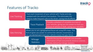 Features of Tracko- the ingenious fleet tracking solution | PPT