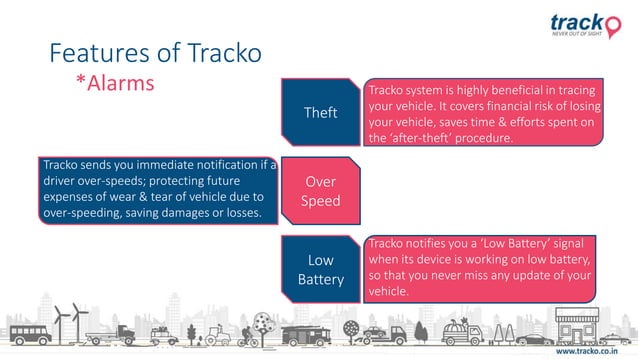 Features of Tracko- the ingenious fleet tracking solution | PPT