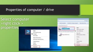 Features of windows | PPTX