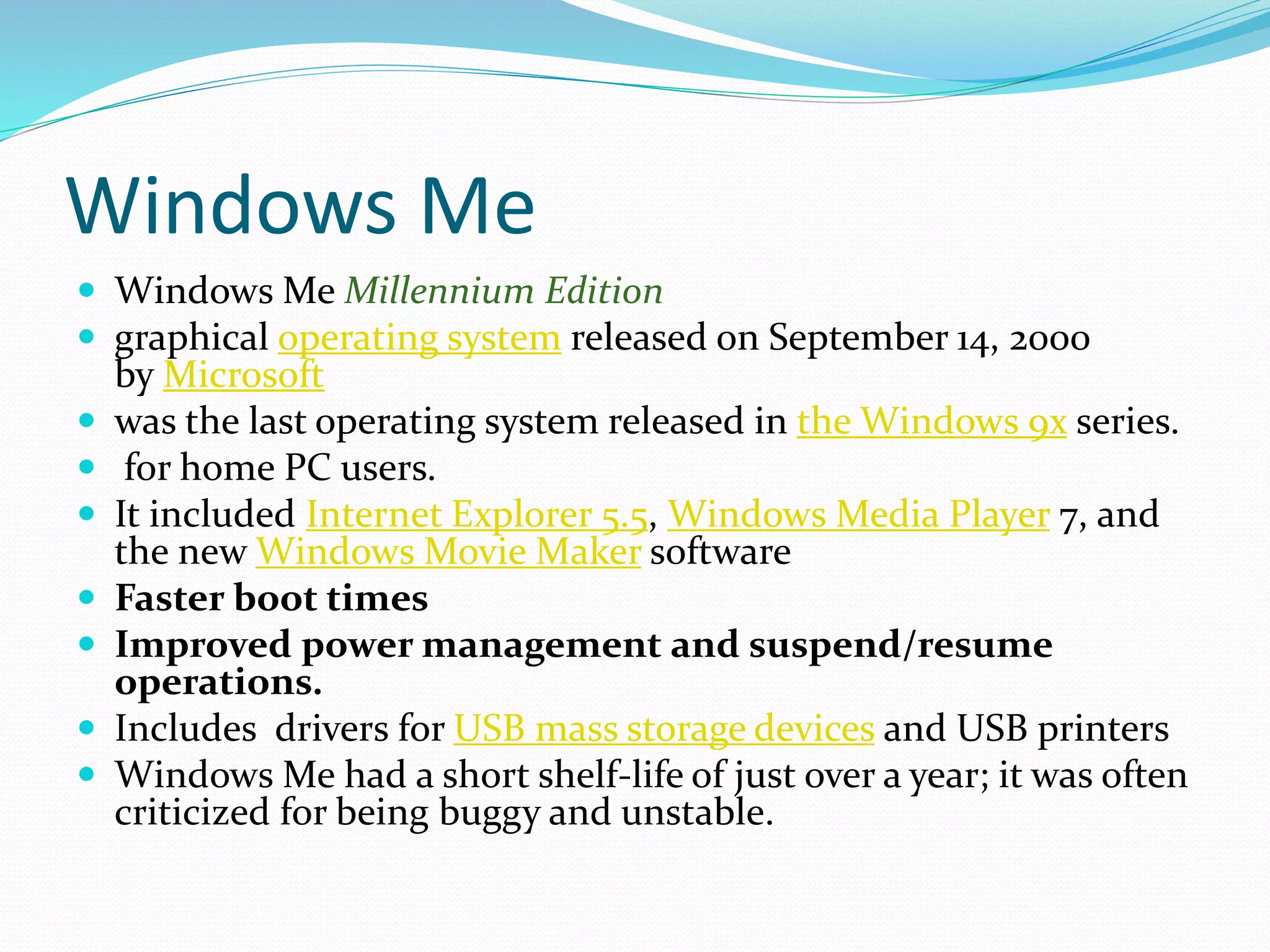 Features of windows operating system | PPTX
