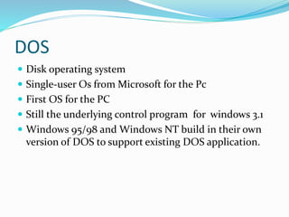 Features of windows operating system | PPTX