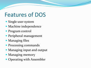 Features of windows operating system | PPTX