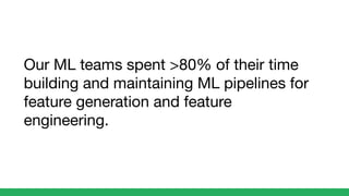 StreamSQL Feature Store (Apache Pulsar Summit) | PDF | Technology & Computing