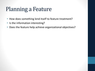 Feature Stories | PPTX