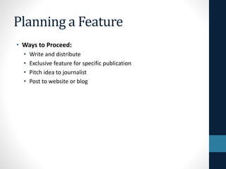 Feature Stories | PPTX