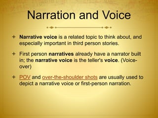 Feature story and narration vox pops | PPTX