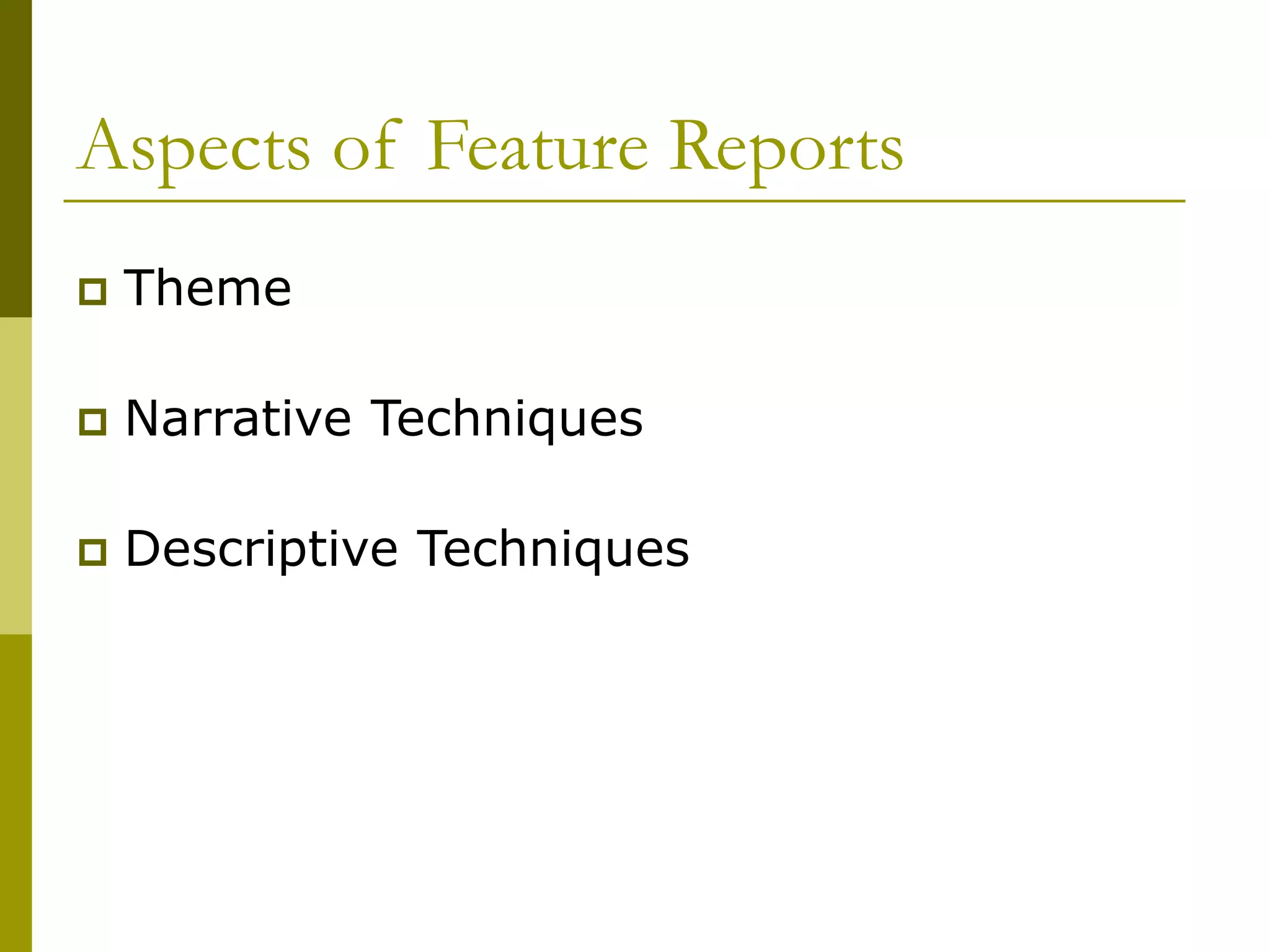 Feature storytelling | PDF