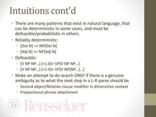 Feature Structure Unification Syntactic Parser 2.0 | PDF