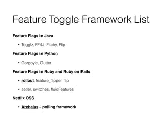 Feature Toggle | PDF