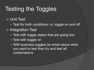 Feature toggles | PPTX