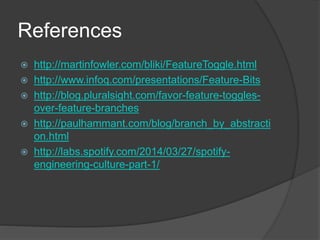 Feature toggles | PPT