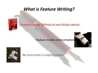 Feature writing | PPTX