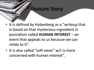 Feature writing | PPTX