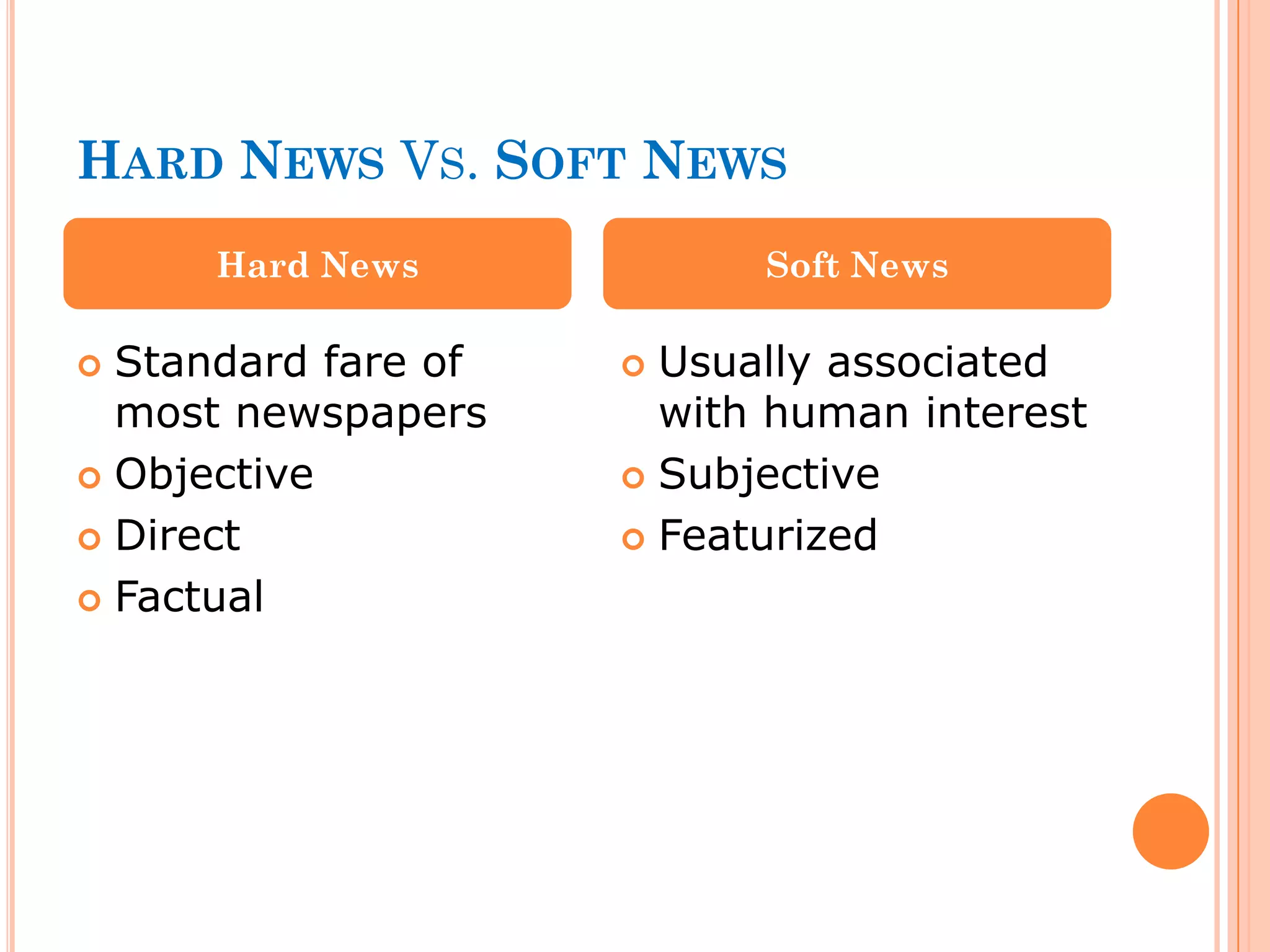 Feature Writing Basics | PPTX