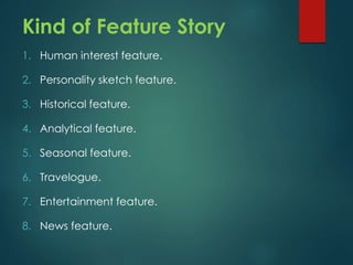 Feature Writing | PPT