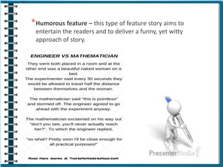 Feature writing | PPTX