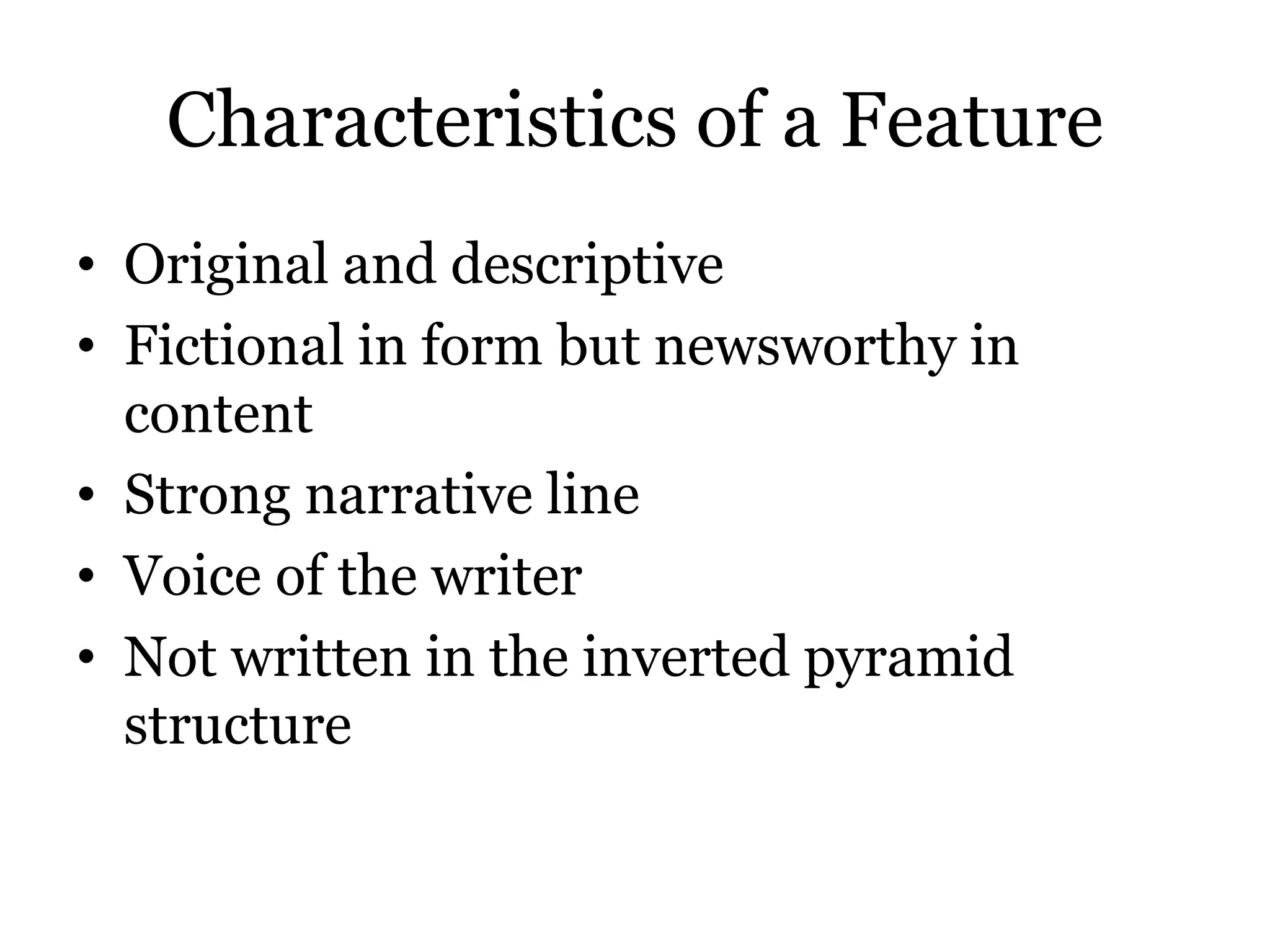 Writing Feature Articles | PPTX