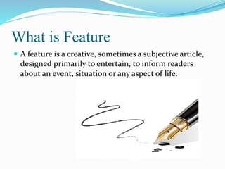 NWR: Feature writing: Student Collaboration | PPTX