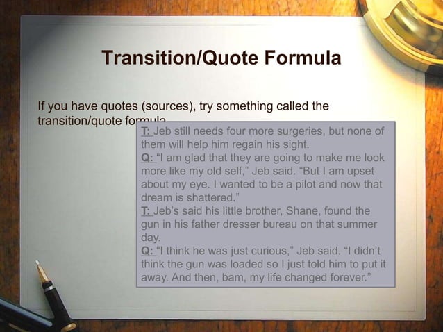 Feature writing | PPT