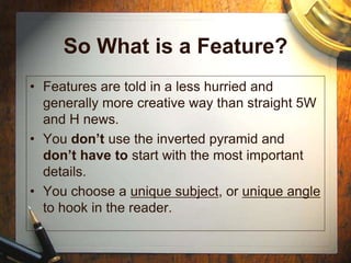 Feature writing | PPT