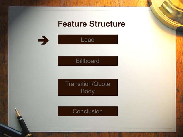 Feature writing | PPT