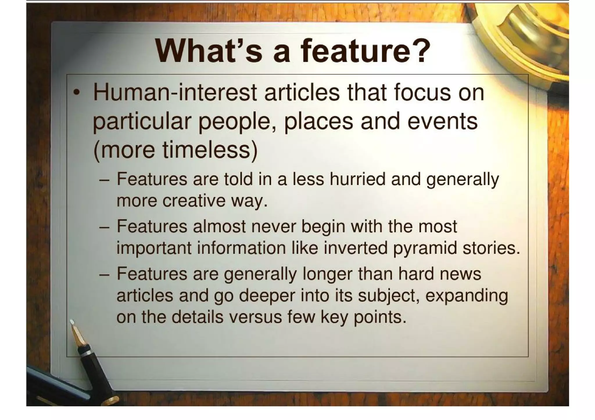 Feature Writing | PDF