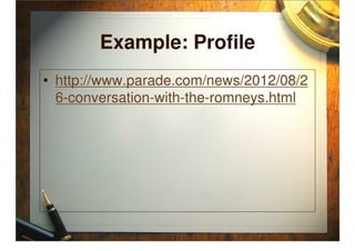 Feature Writing | PPT