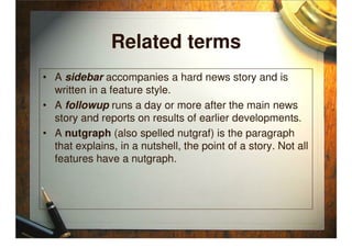 Feature Writing | PPT