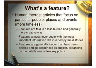Feature Writing | PPT