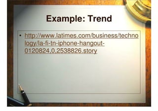 Feature Writing | PPT