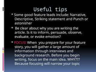 feature_writing press conference....pptx
