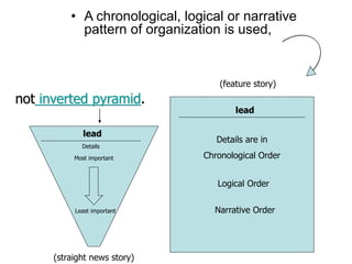 Feature Writing 2.ppt | Screenwriting | Content Production
