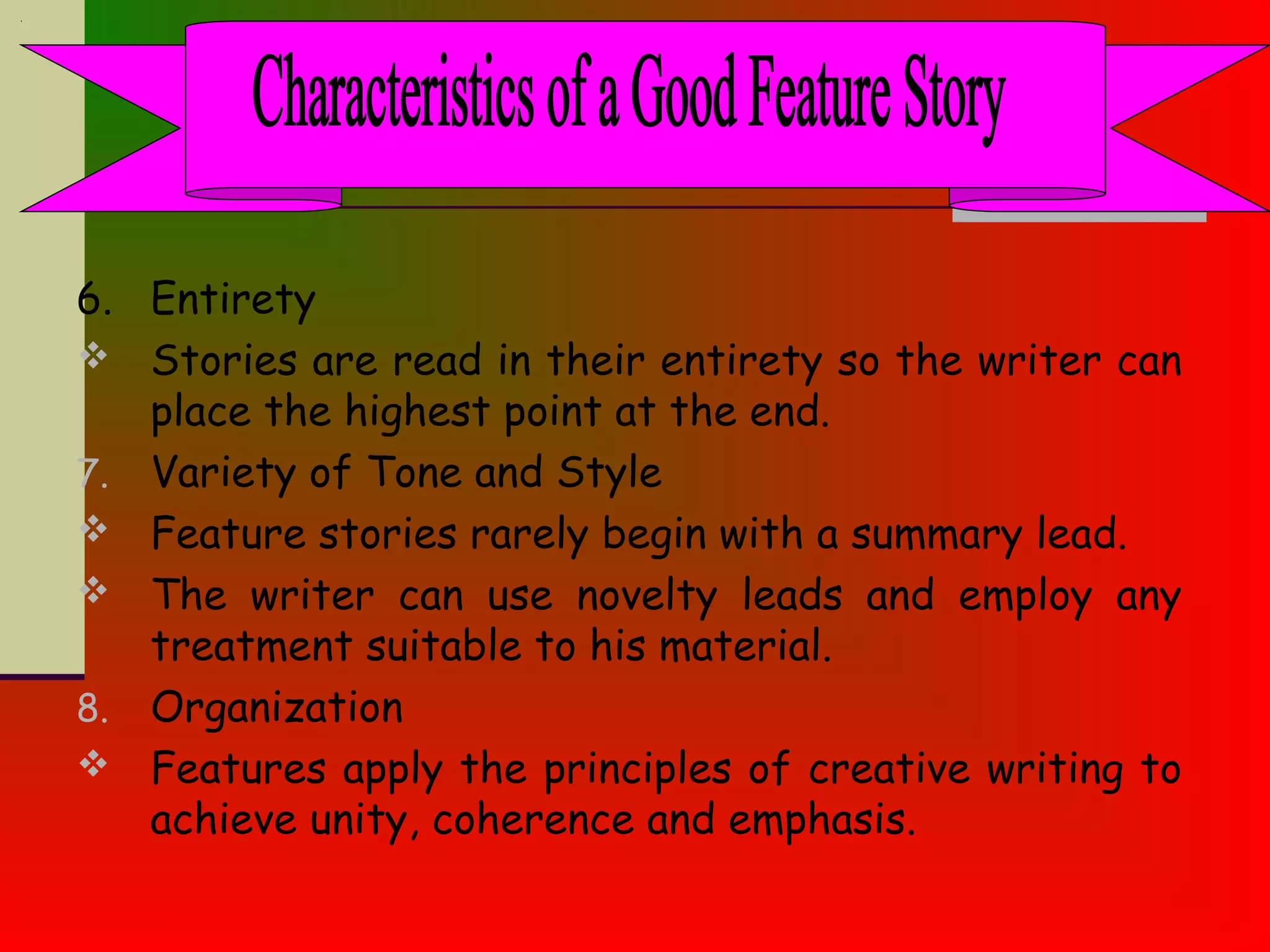 Feature Writing | PPT
