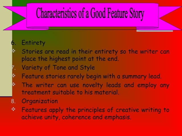 Feature Writing | PPT