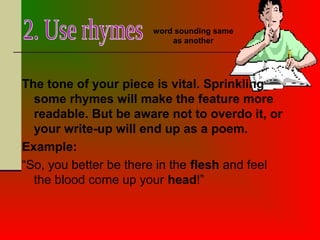 Feature Writing | PPT
